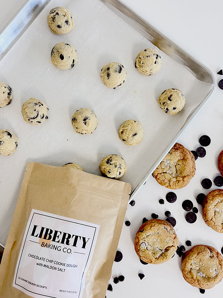 Liberty Chocolate Chip Cookie Dough – Liberty Baking Co.